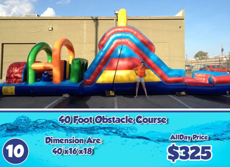 Obstacle Courses, Inflatable Waterslides & Dry Slides